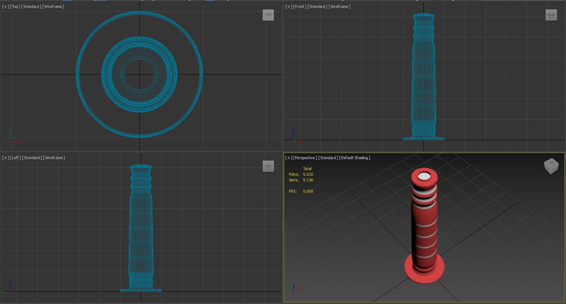 3D Traffic Pantoon Cones Model - TurboSquid 1795735