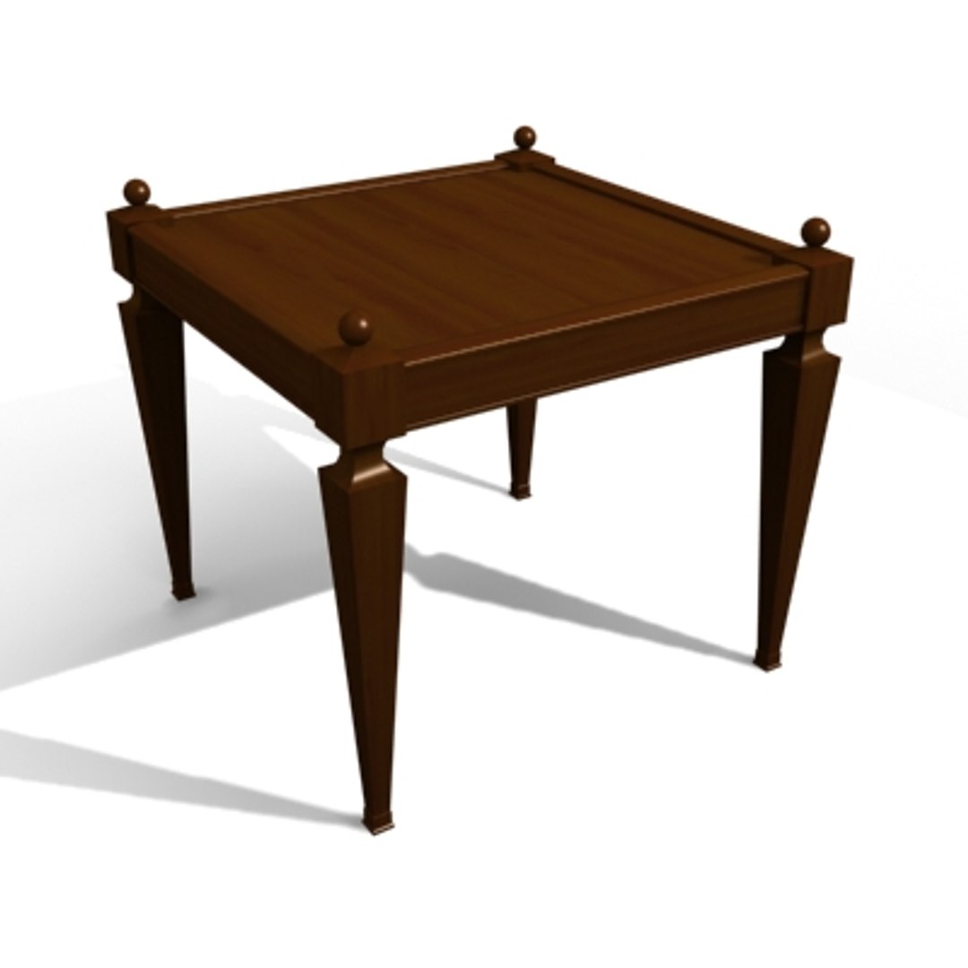 3ds max table