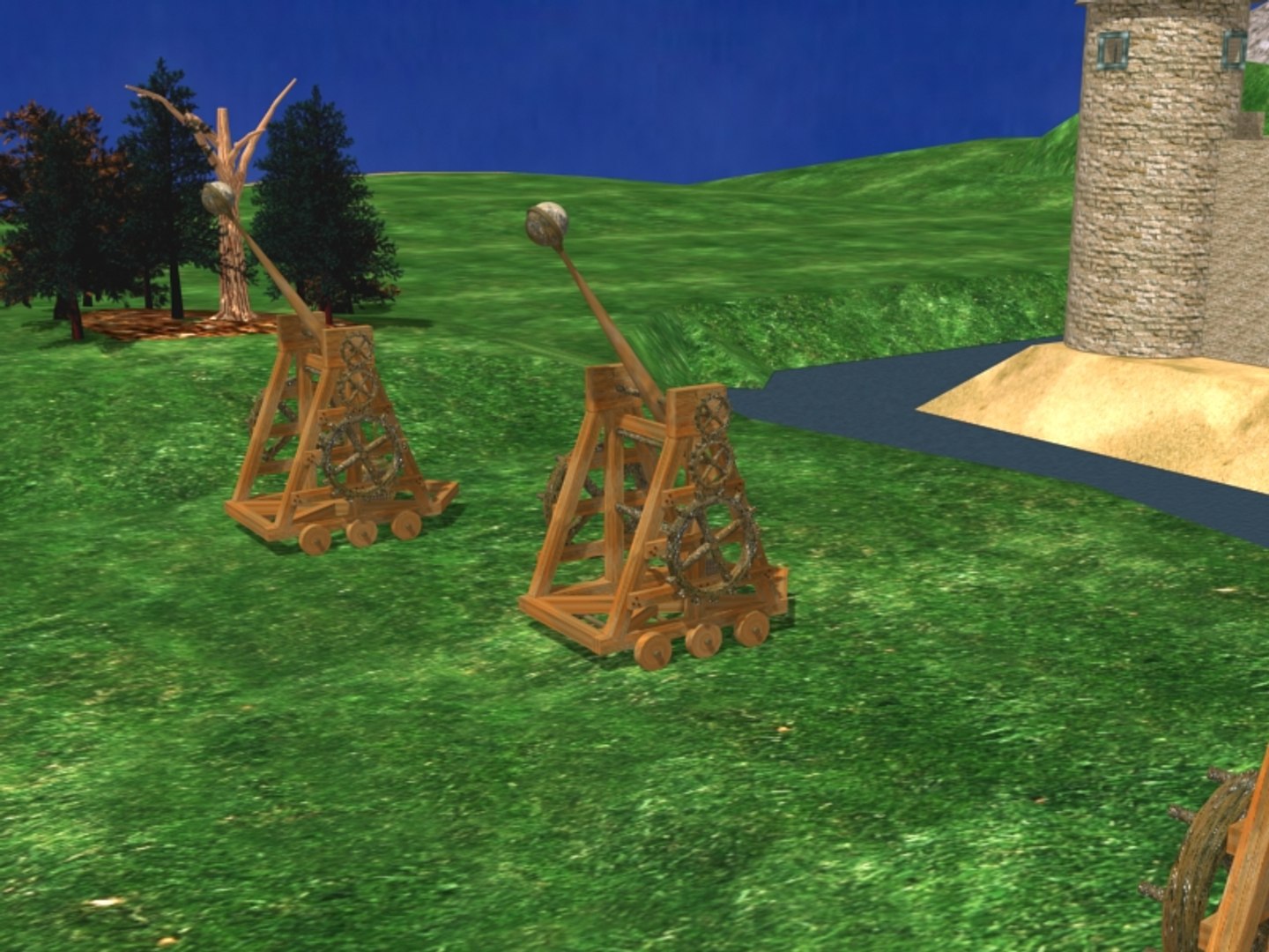 3d trebuchet model