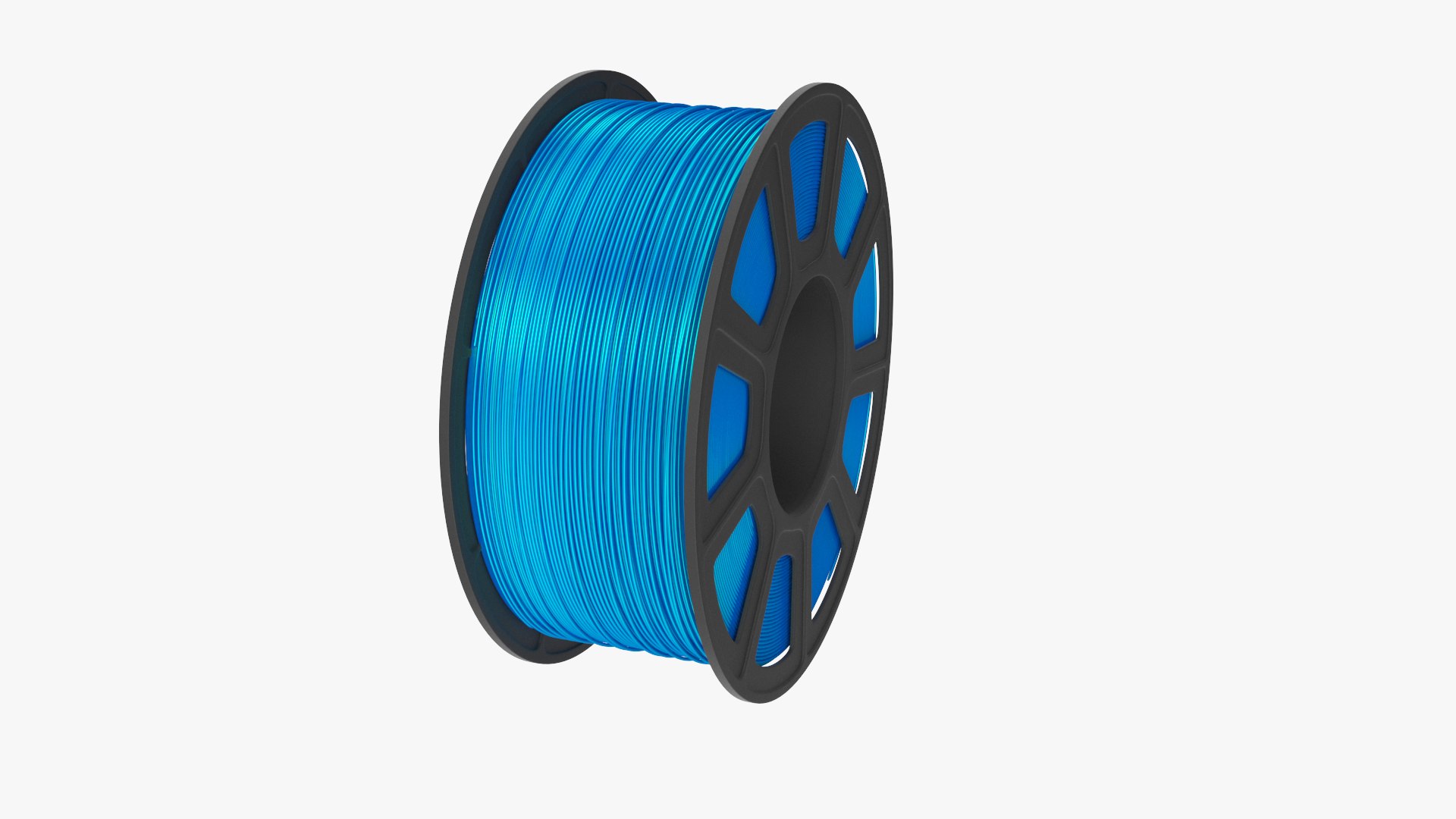 3D 3D Printer Filament Electric Blue - TurboSquid 2003227