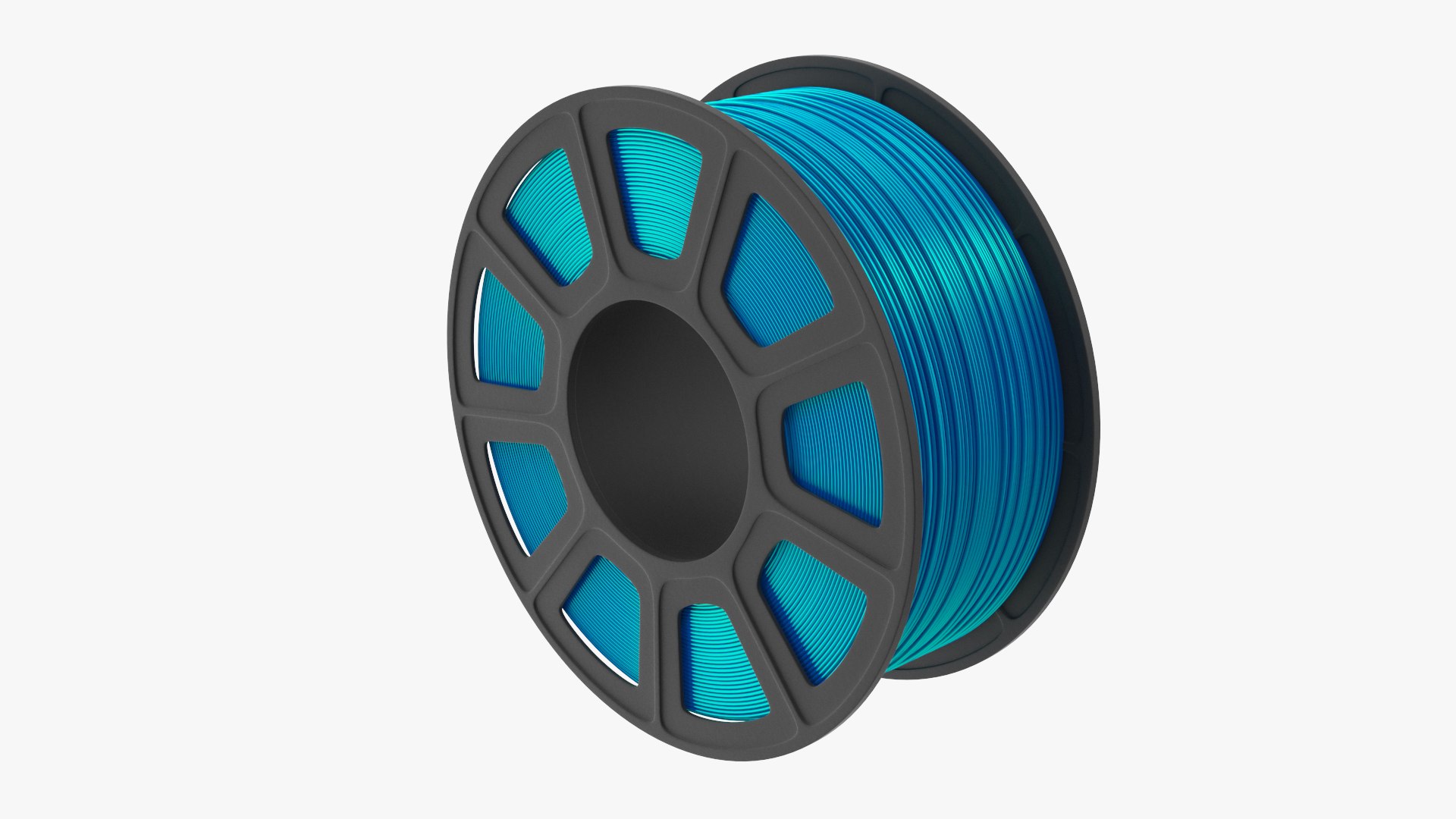 3D 3D Printer Filament Electric Blue - TurboSquid 2003227