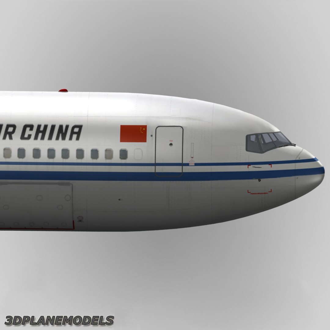 b767-200 air china 767-200 3d max