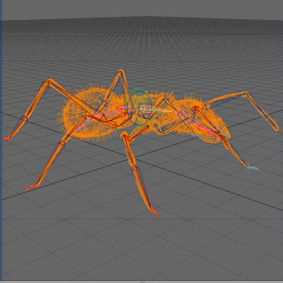 3d Red Ant