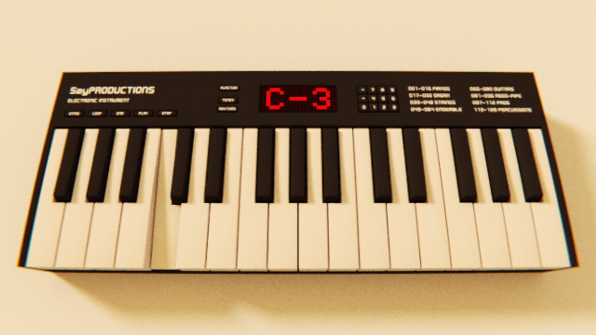 3D Simple Musical Instrument - TurboSquid 1439297