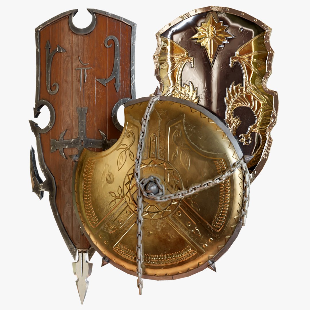 20 Medieval Shield Base Meshes 3D - TurboSquid 1961696