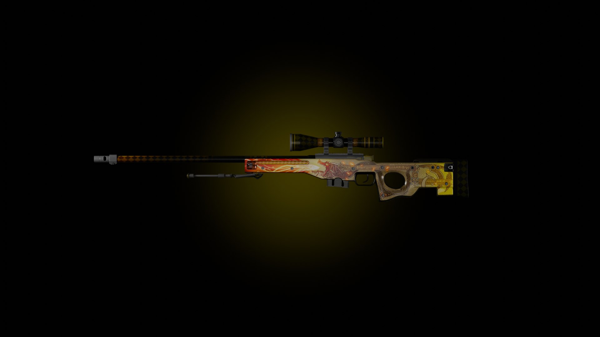 Sparkles 1 AWP Dragon Lore 00001111 3D Model - TurboSquid 2336296