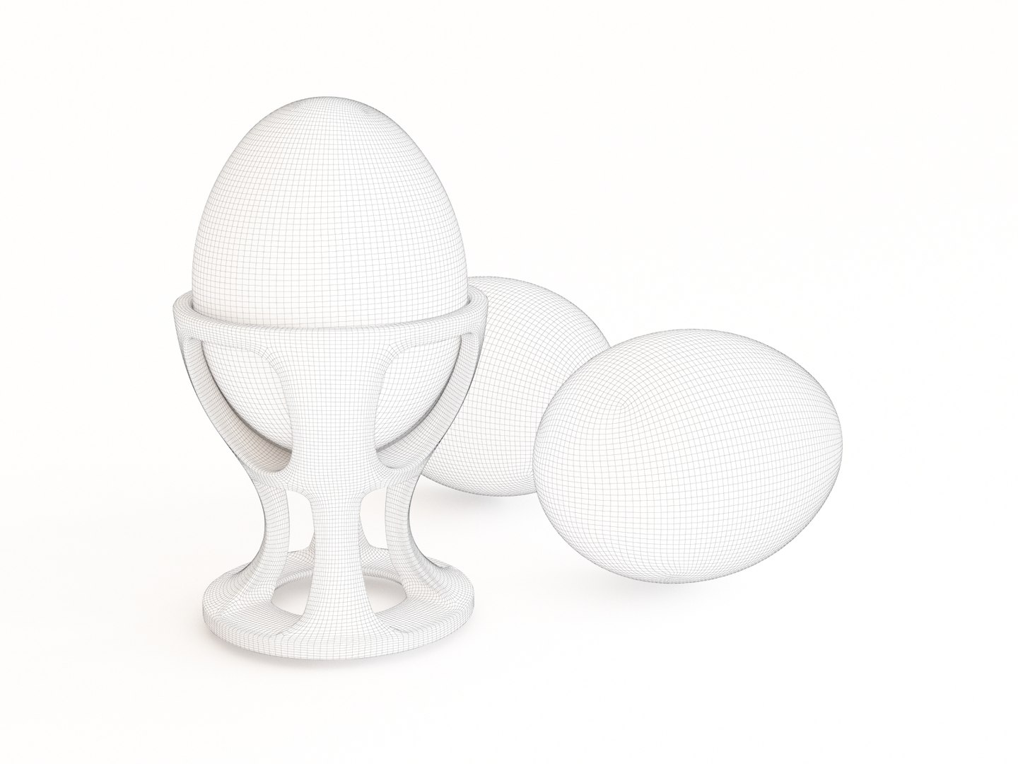 3D Egg Stand - TurboSquid 1490688