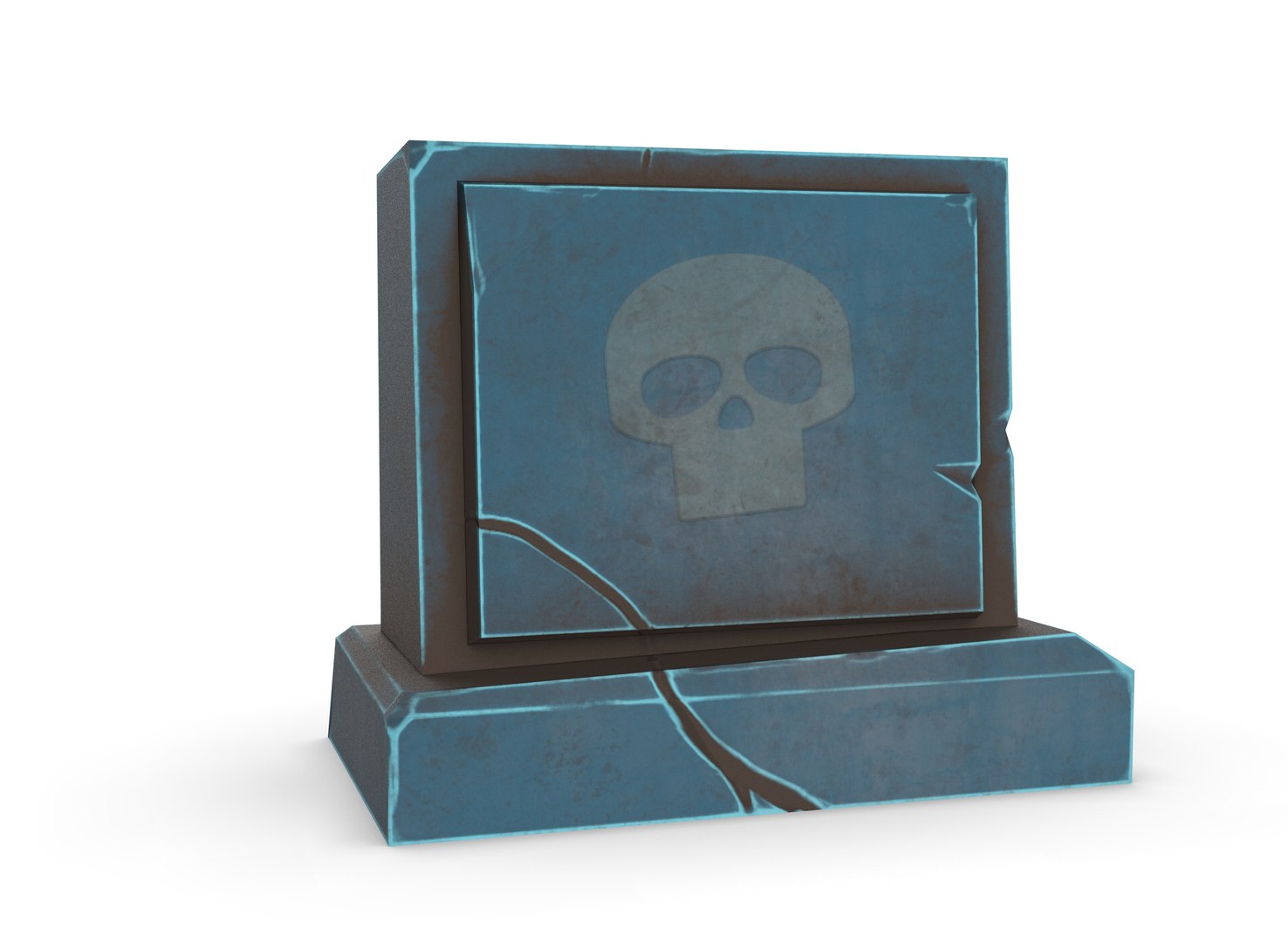 3D Model Cartoon Stylized Grave Pack - TurboSquid 1775871