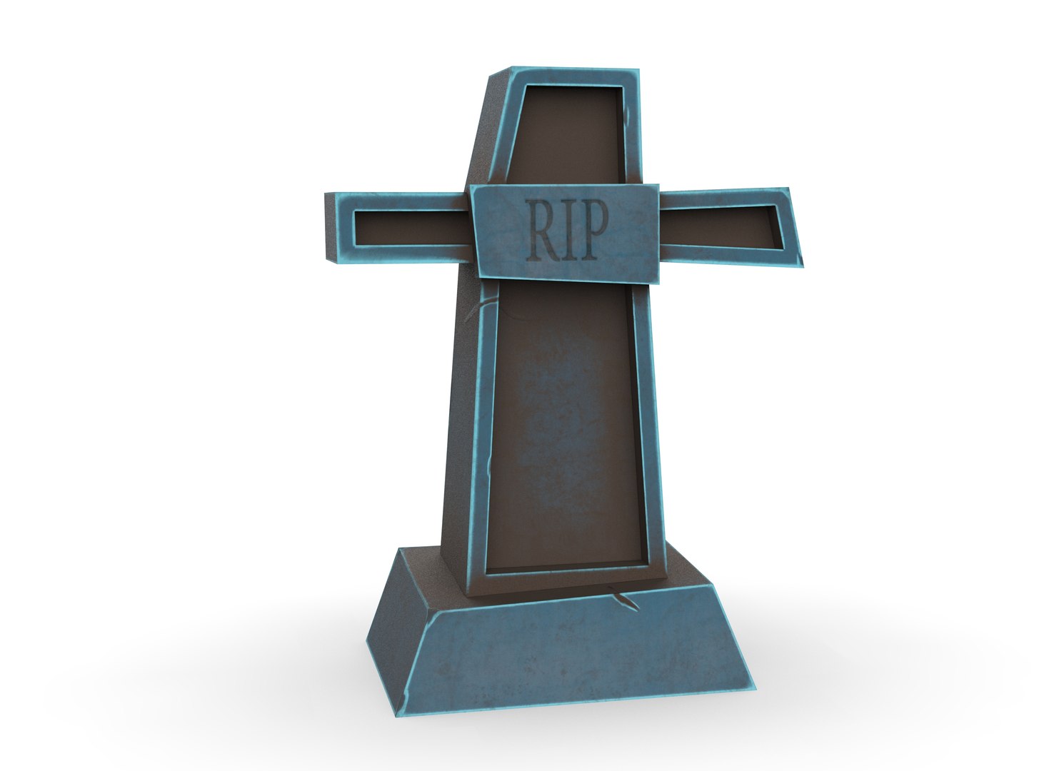3D Model Cartoon Stylized Grave Pack - TurboSquid 1775871