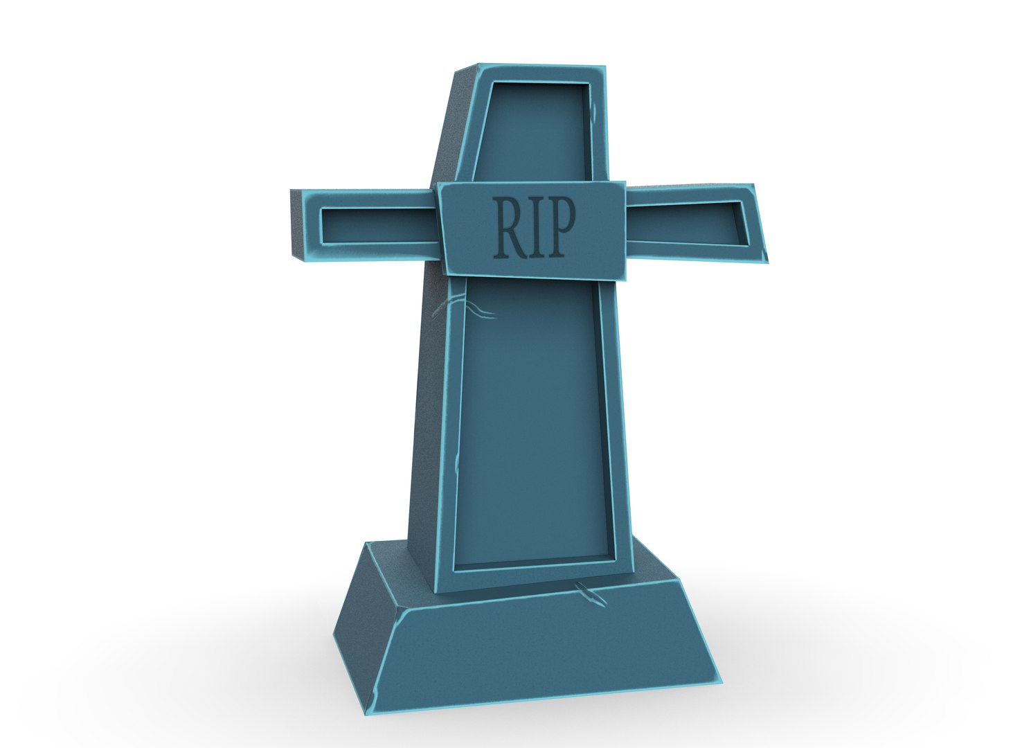 3D Model Cartoon Stylized Grave Pack - TurboSquid 1775871