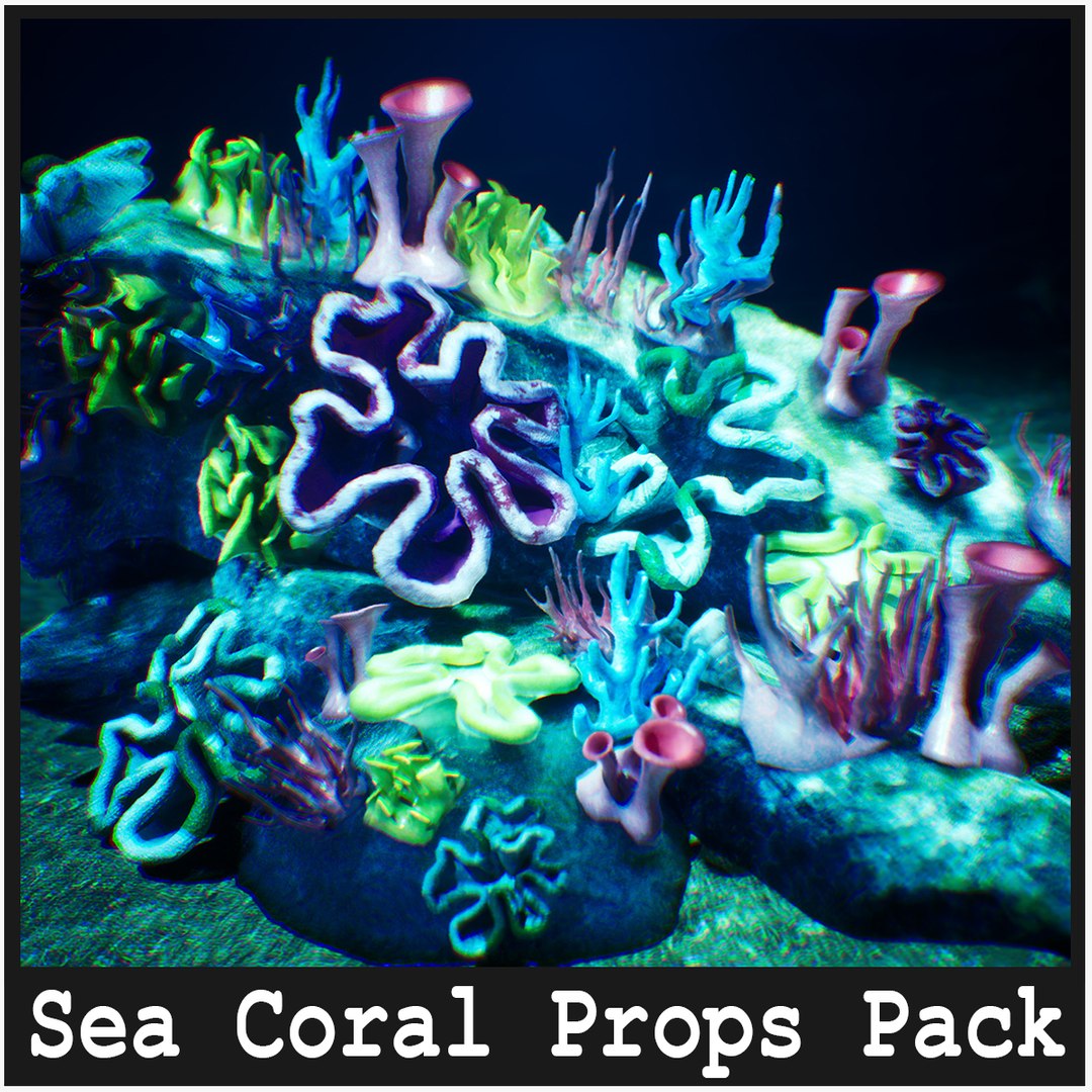 Coral Props 40 Assets 3D Model - TurboSquid 1983753