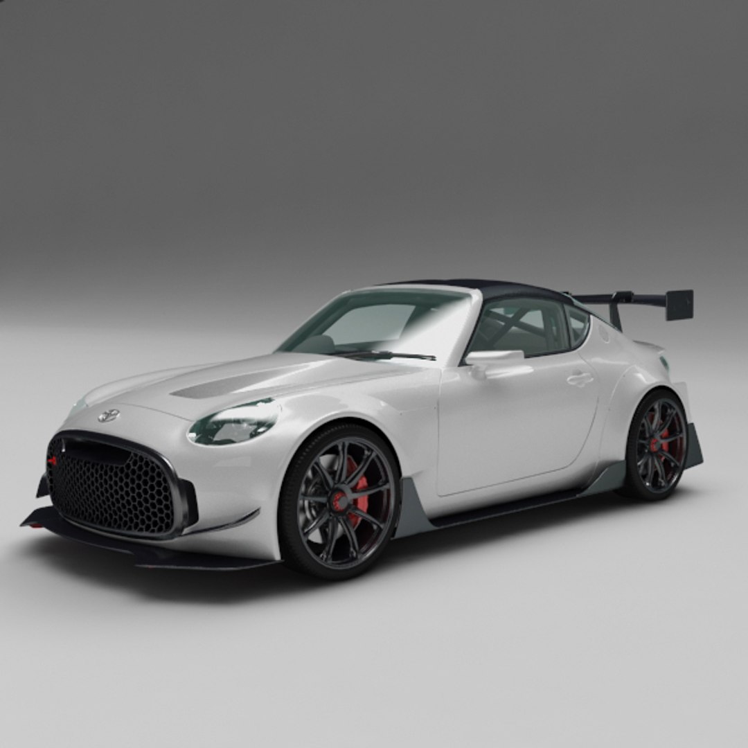 Toyota s-fr racing concept car 3D model - TurboSquid 1642584