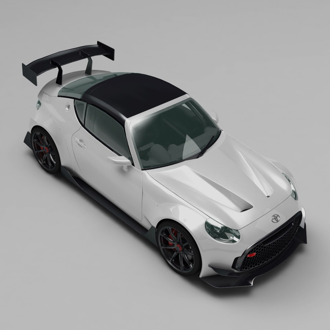 Toyota s-fr racing concept car 3D model - TurboSquid 1642584