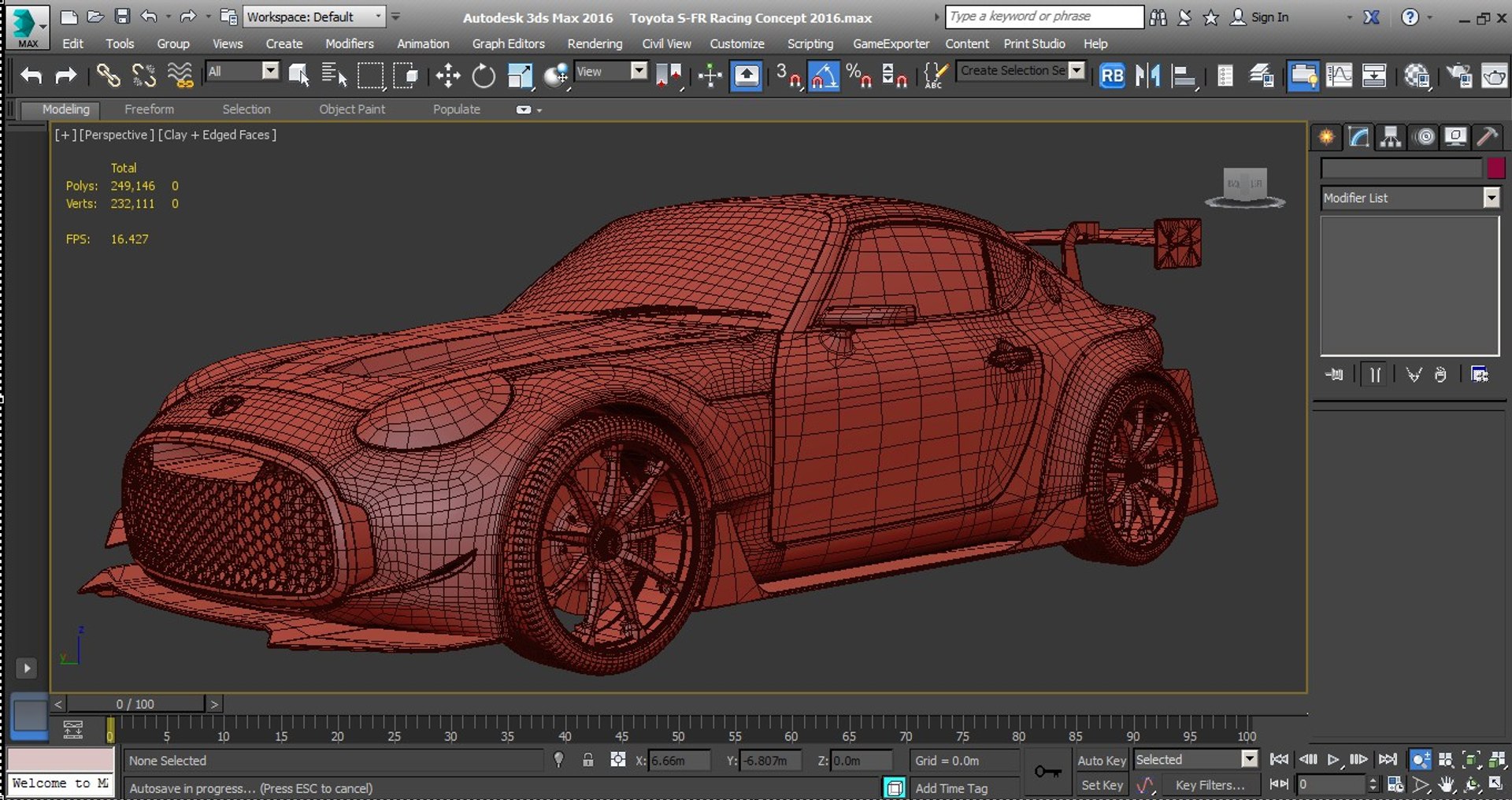 Toyota s-fr racing concept car 3D model - TurboSquid 1642584
