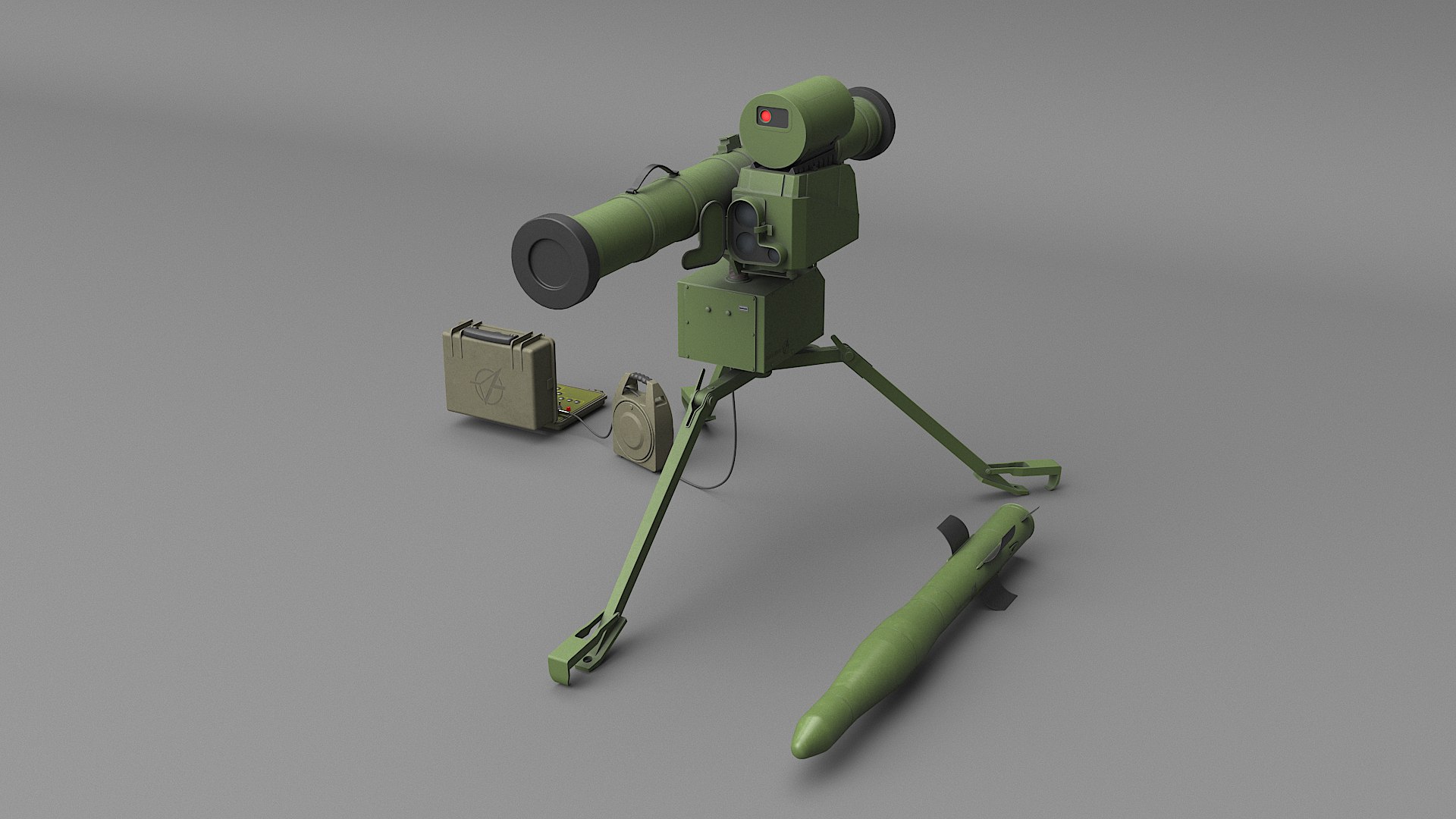Stugna-P ATGM 3D - TurboSquid 1907216
