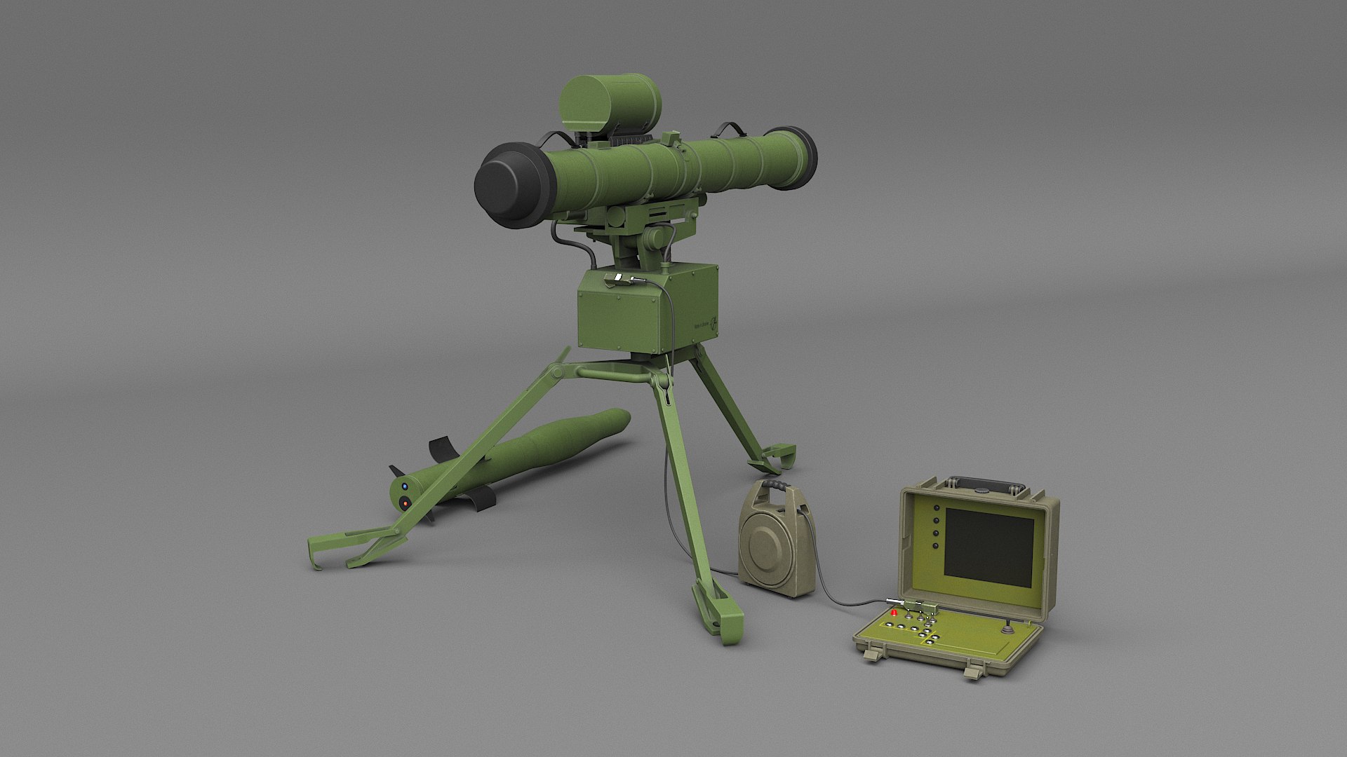 Stugna-P ATGM 3D - TurboSquid 1907216