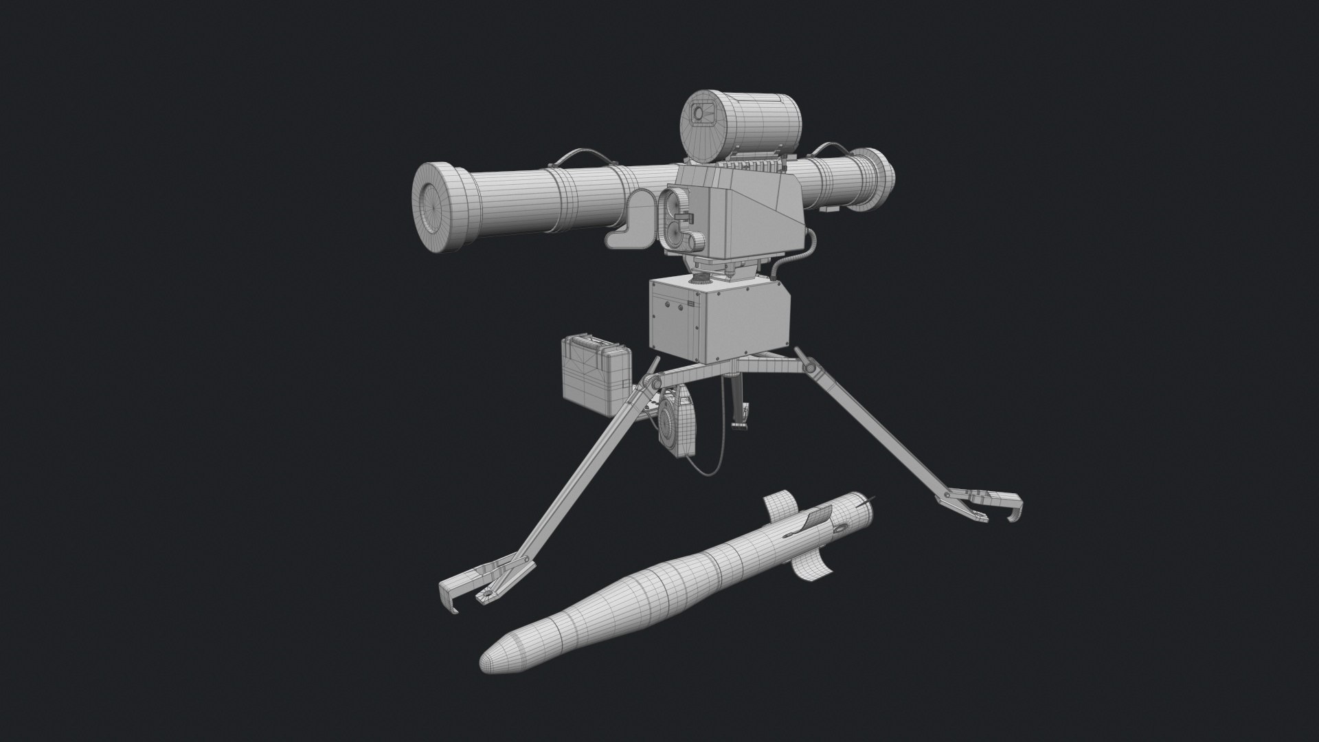 Stugna-P ATGM 3D - TurboSquid 1907216