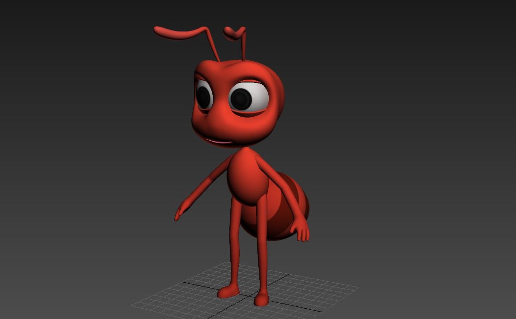3D Ant Character Cartoon Model - TurboSquid 1330576
