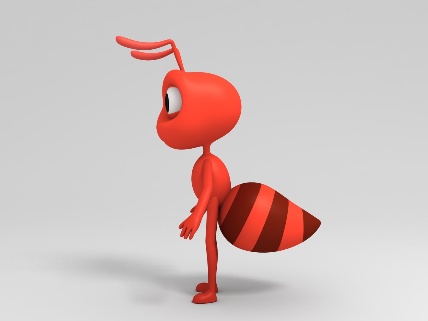 3D Ant Character Cartoon Model - TurboSquid 1330576