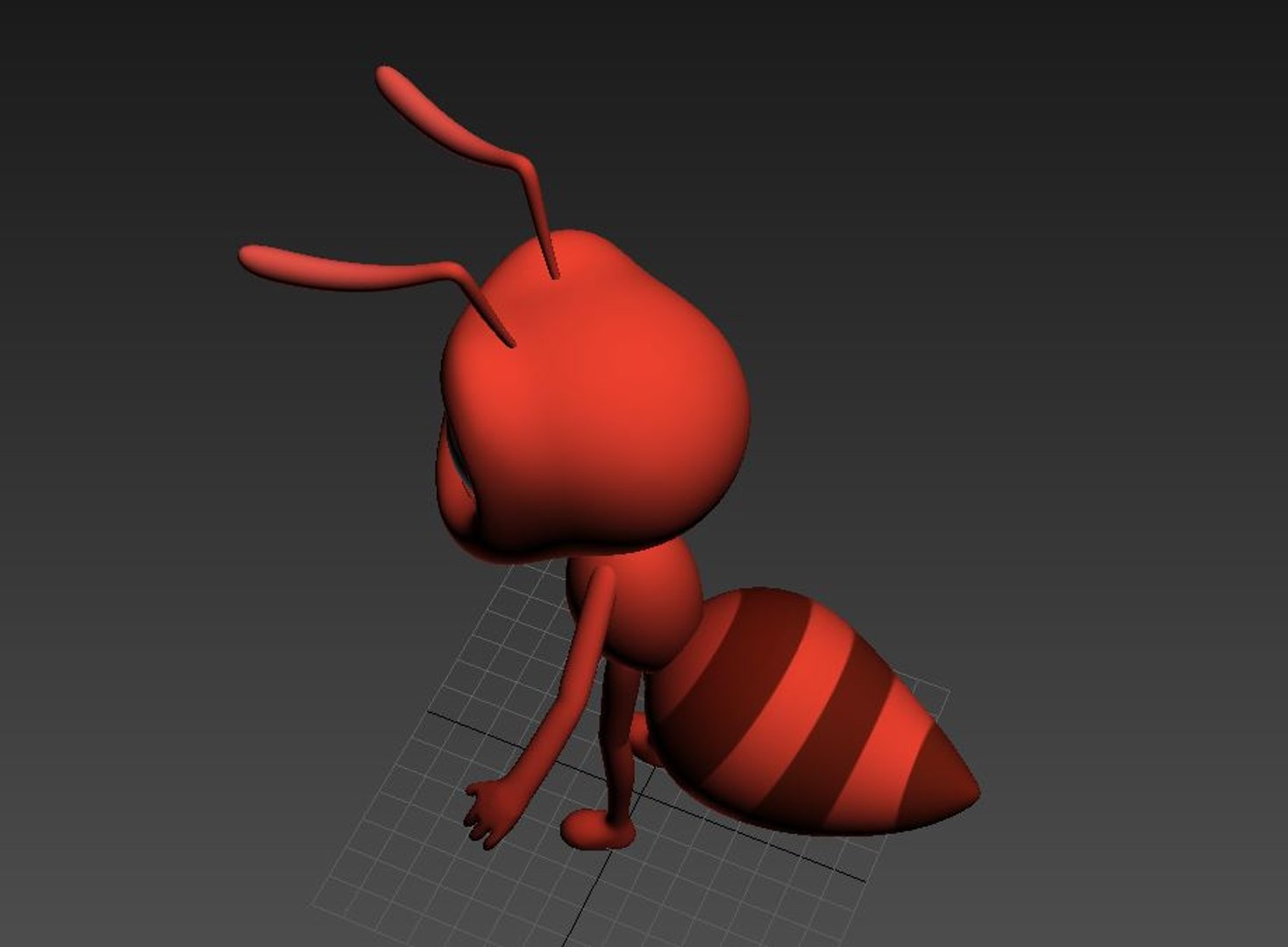 3D Ant Character Cartoon Model - TurboSquid 1330576