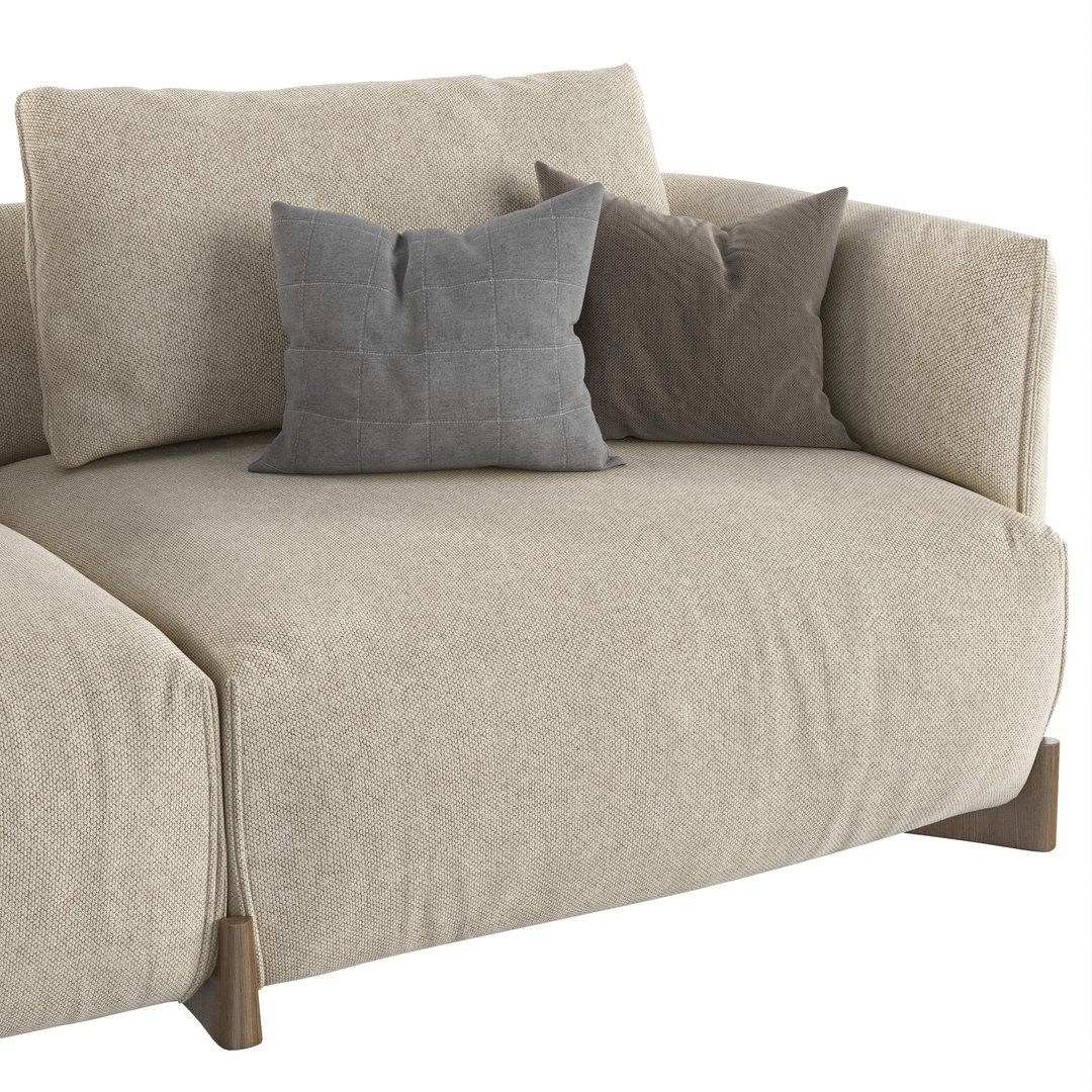 Sofa LXR29 Naila 3 Seater 3D Model - TurboSquid 2158351