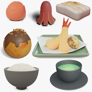 3D Mochi Japanese Food - TurboSquid 1717563