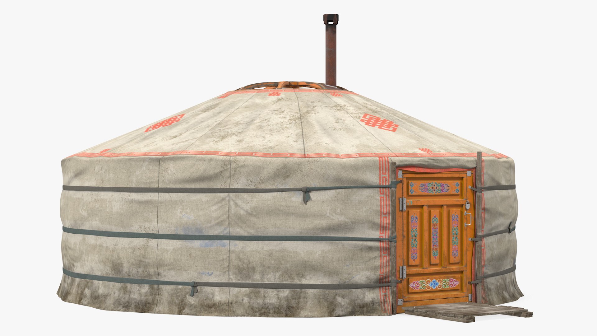 Mongolian Portable Yurt Mongolia 3D Model - TurboSquid 1443408