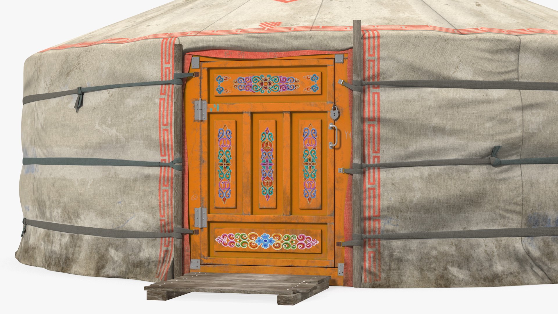 Mongolian Portable Yurt Mongolia 3D Model - TurboSquid 1443408