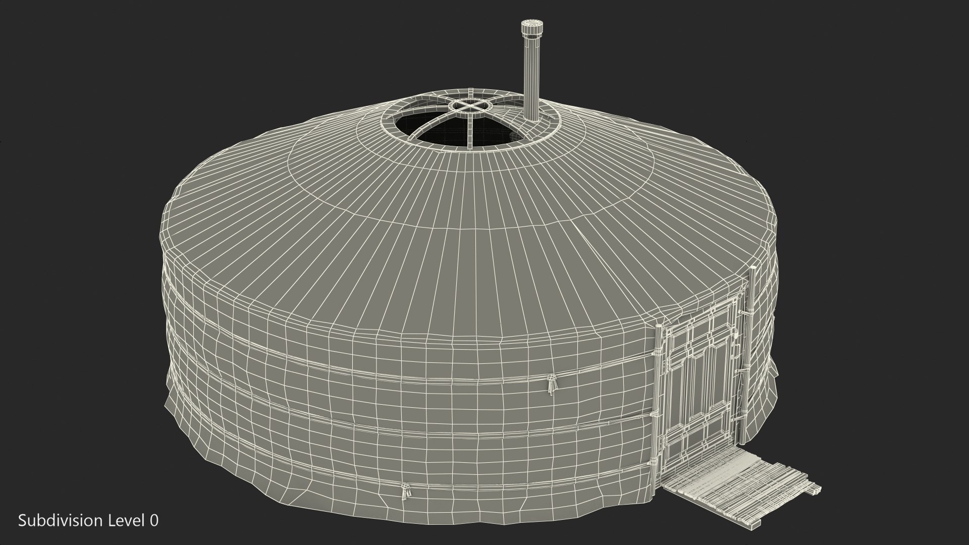 Mongolian Portable Yurt Mongolia 3D Model - TurboSquid 1443408