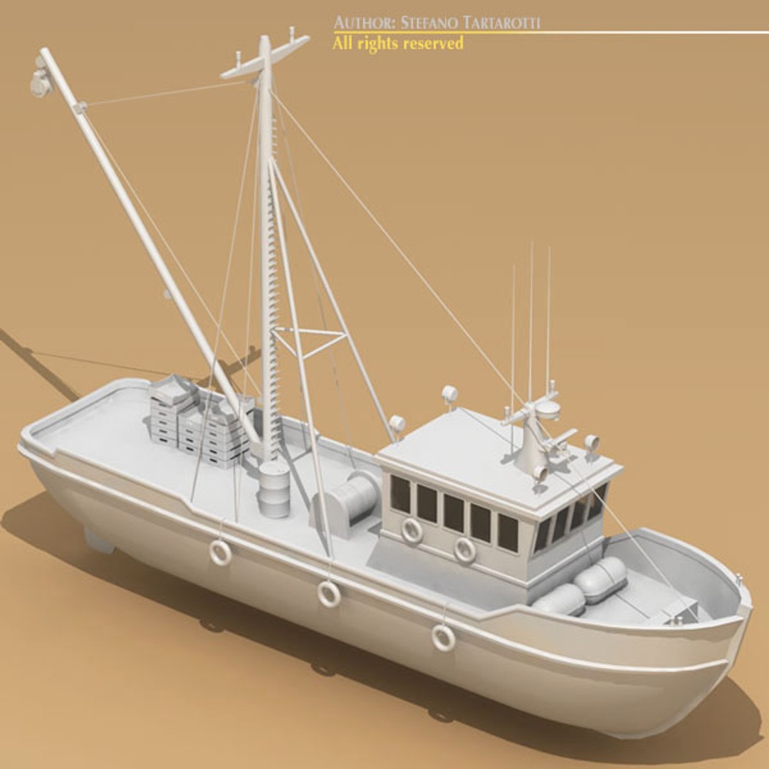 Fishing Boat 3ds