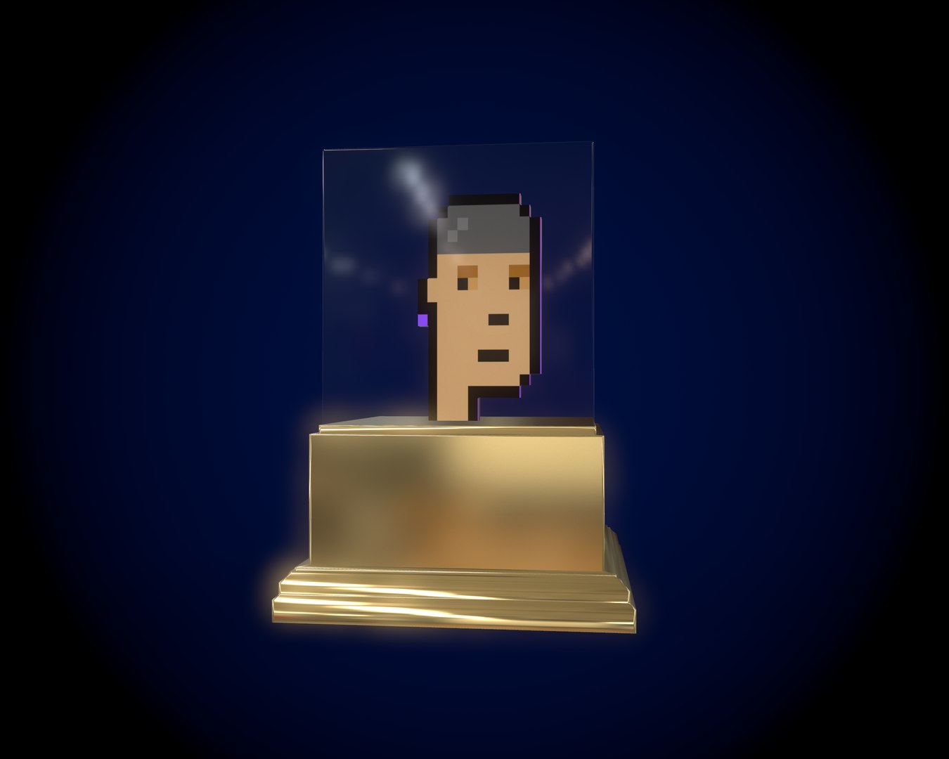 3D Gold Punk - TurboSquid 1823127