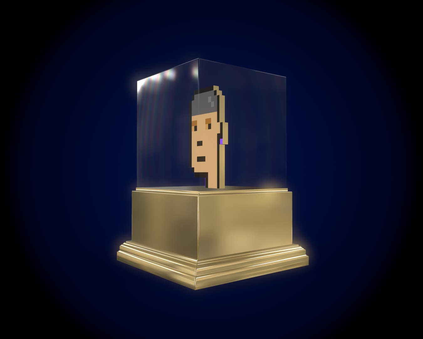 3D Gold Punk - TurboSquid 1823127