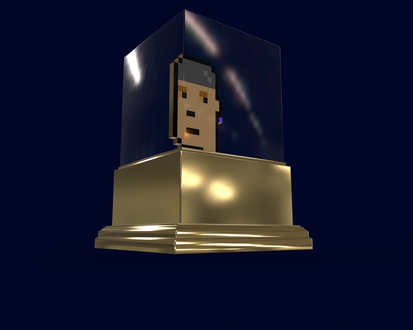 3D Gold Punk - TurboSquid 1823127