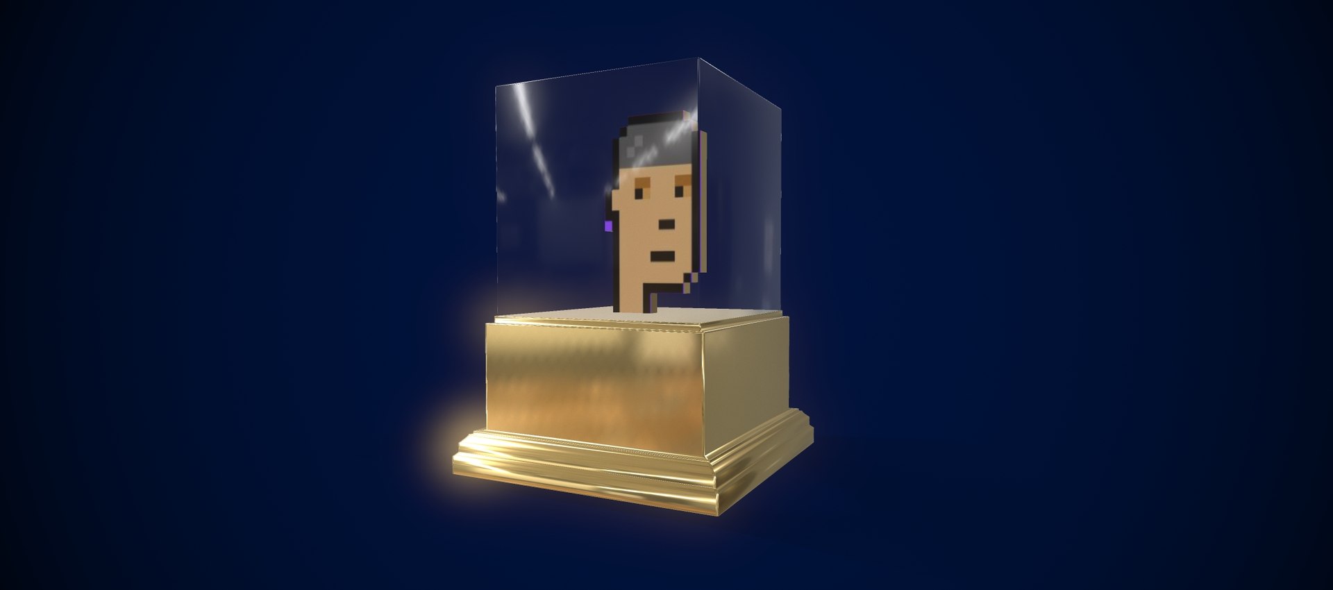 3D Gold Punk - TurboSquid 1823127