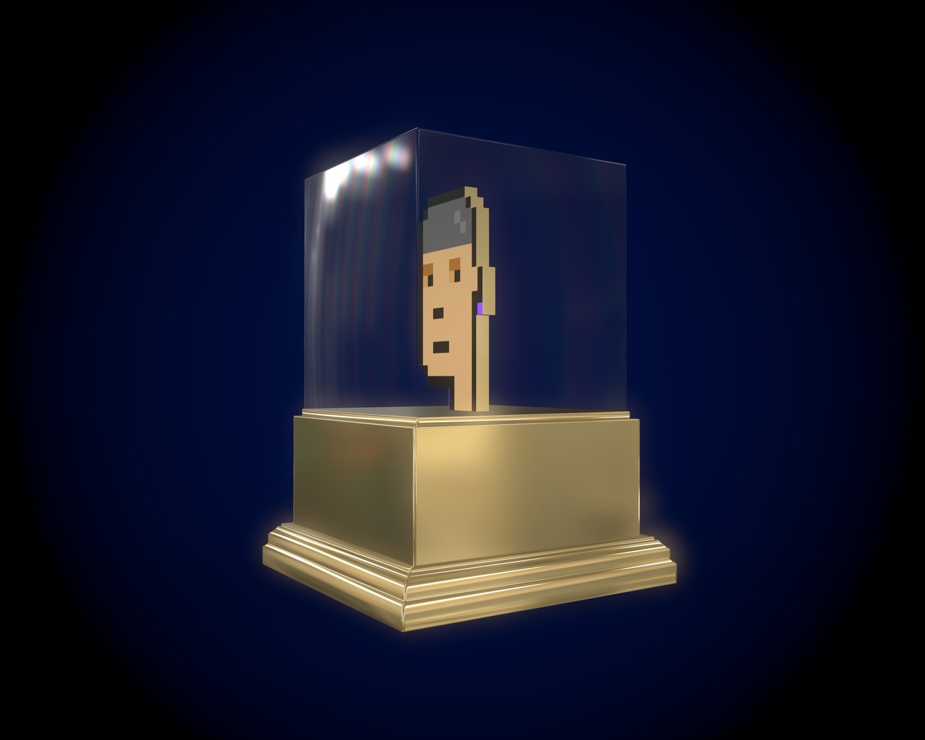 3D Gold Punk - TurboSquid 1823127