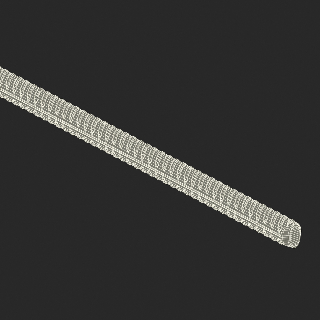 sreel rusty rebar obj