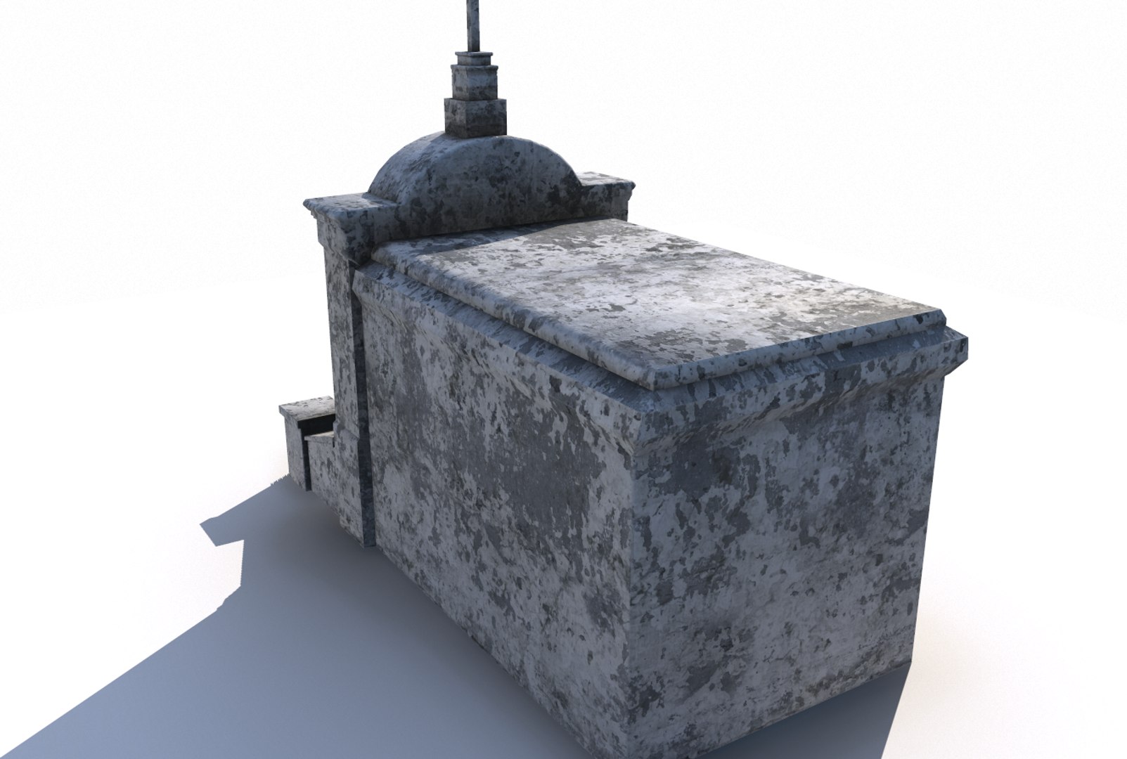 3D mausoleum - model - TurboSquid 1452218