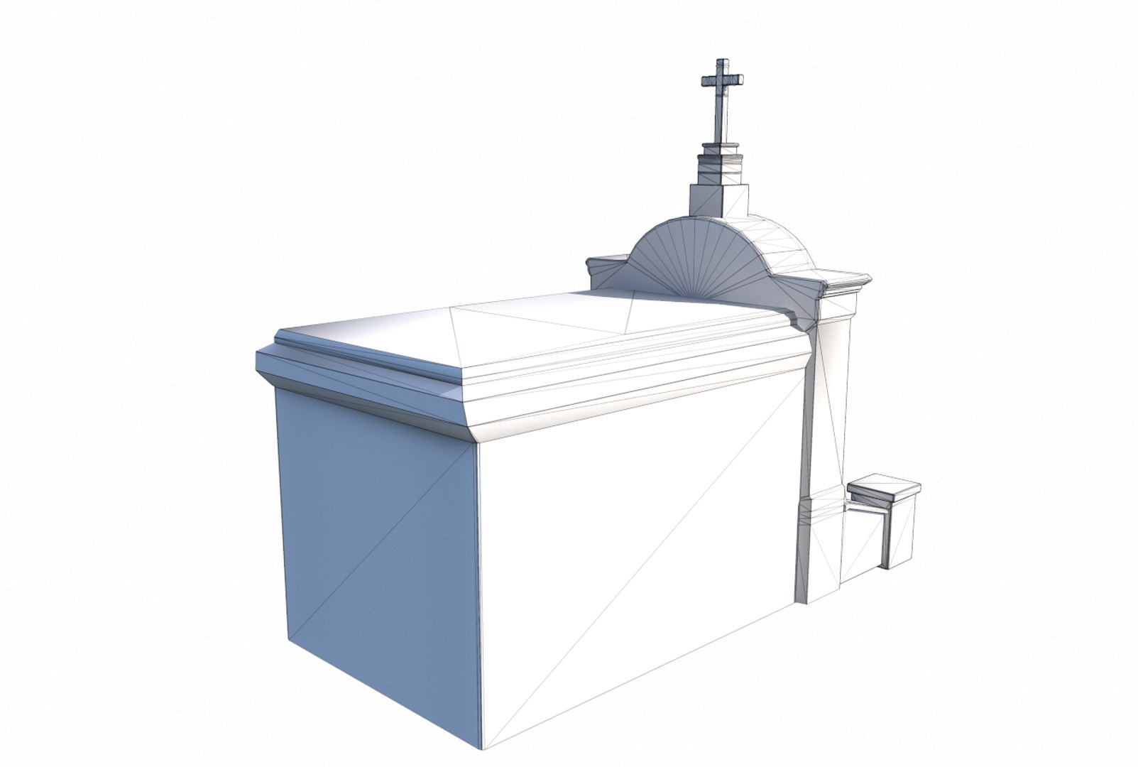 3D mausoleum - model - TurboSquid 1452218