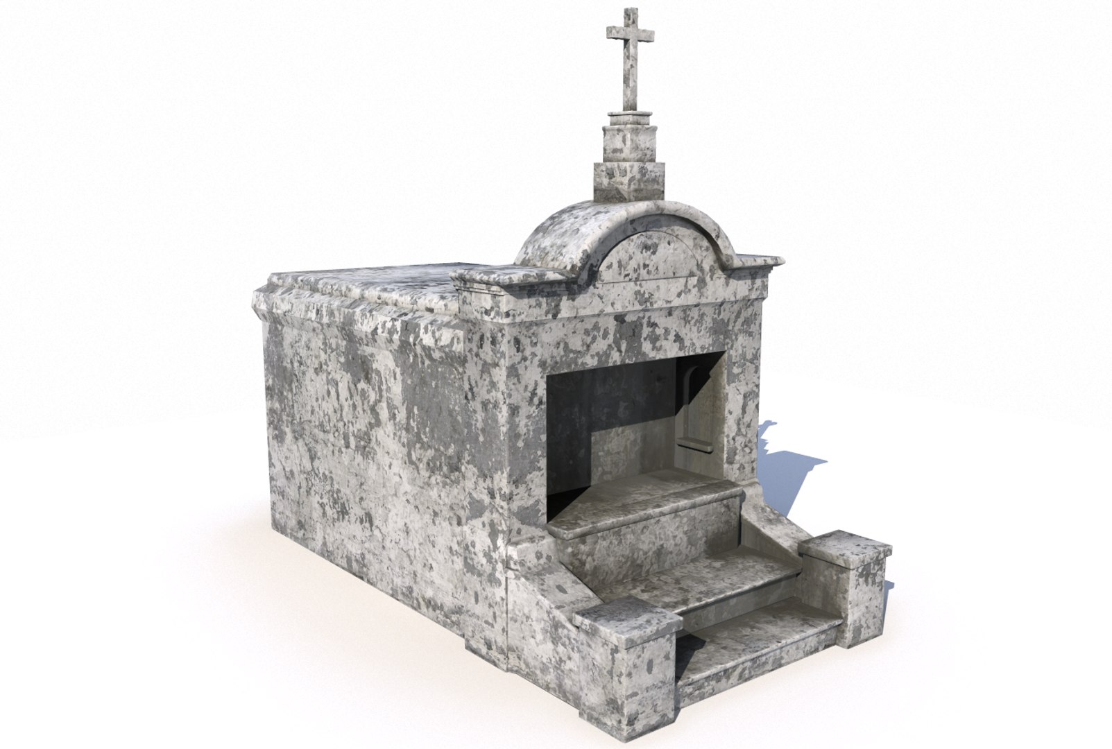 3D mausoleum - model - TurboSquid 1452218