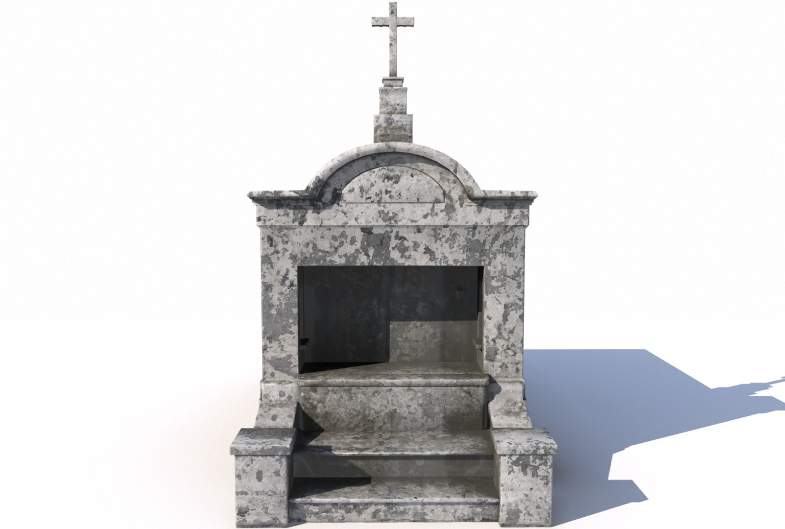 3D mausoleum - model - TurboSquid 1452218