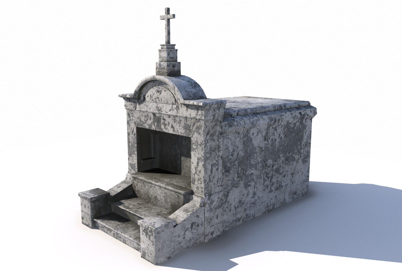 3D mausoleum - model - TurboSquid 1452218
