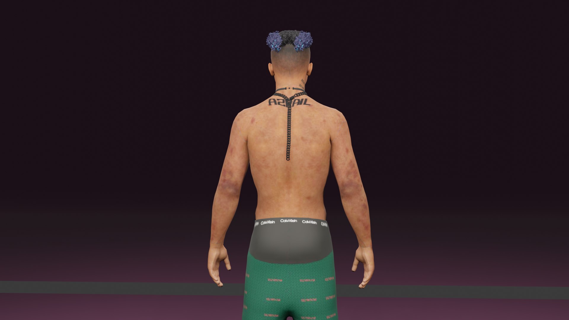 3d Xxxtentacion 3d Model Rapper Turbosquid 1980105
