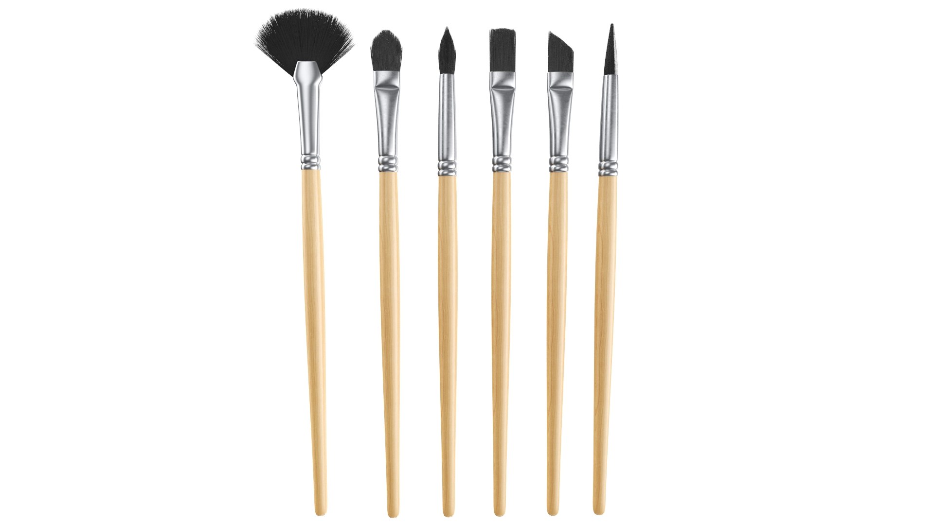 3D Paint Brushes Collection - TurboSquid 1935813