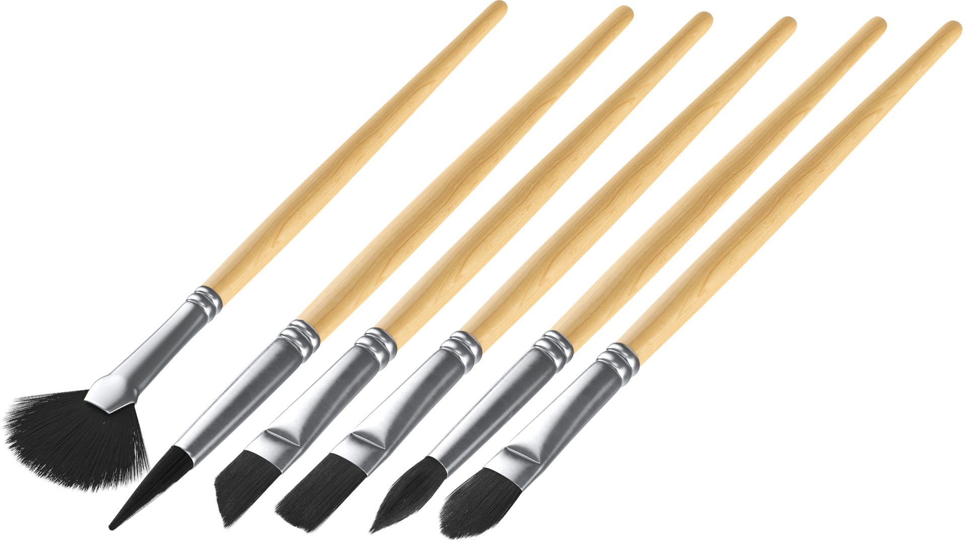 3D Paint Brushes Collection - TurboSquid 1935813