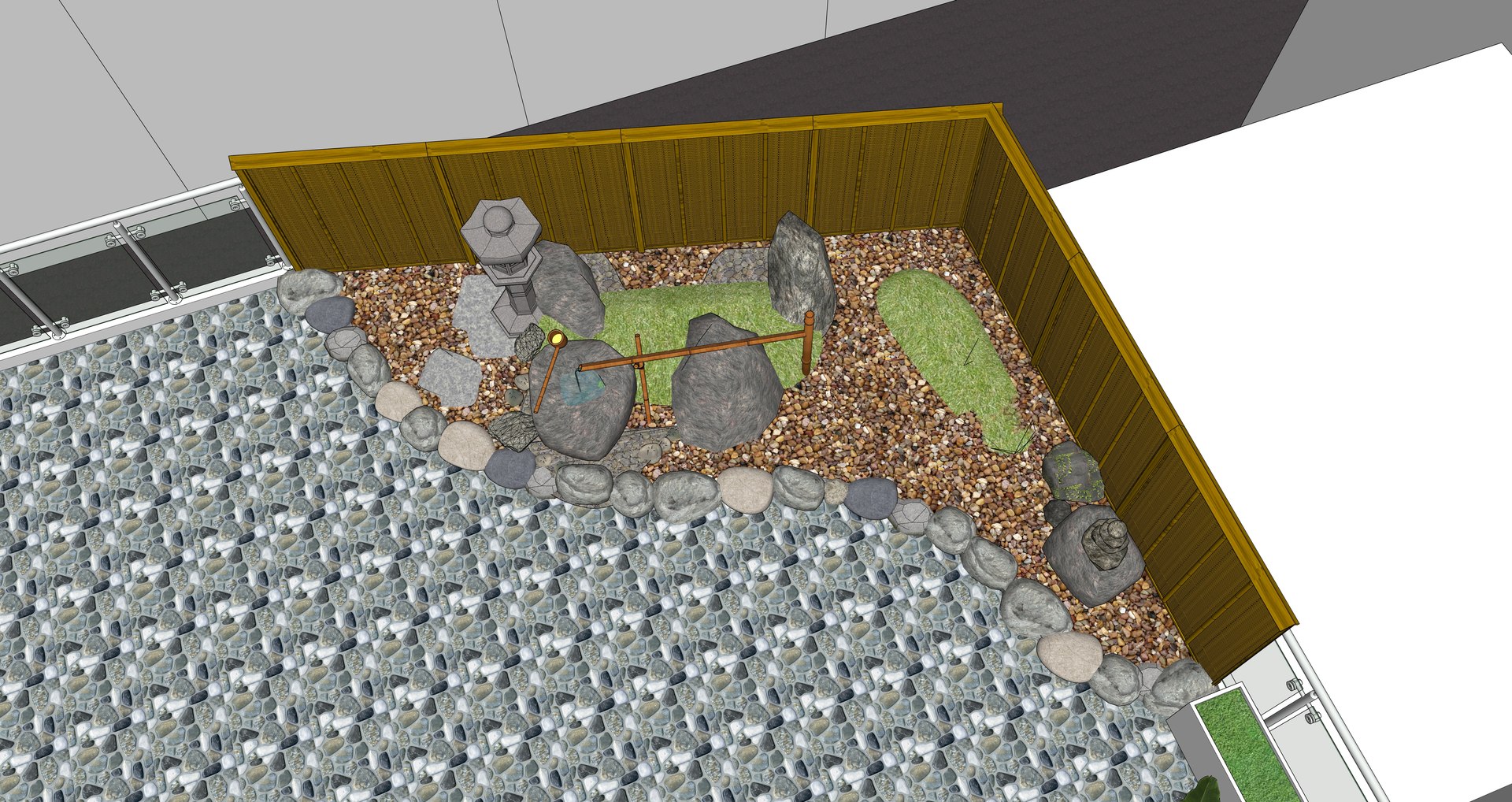 3D TERRACE GARDEN LANDSCAPE 2-JAPAN - TurboSquid 2186183