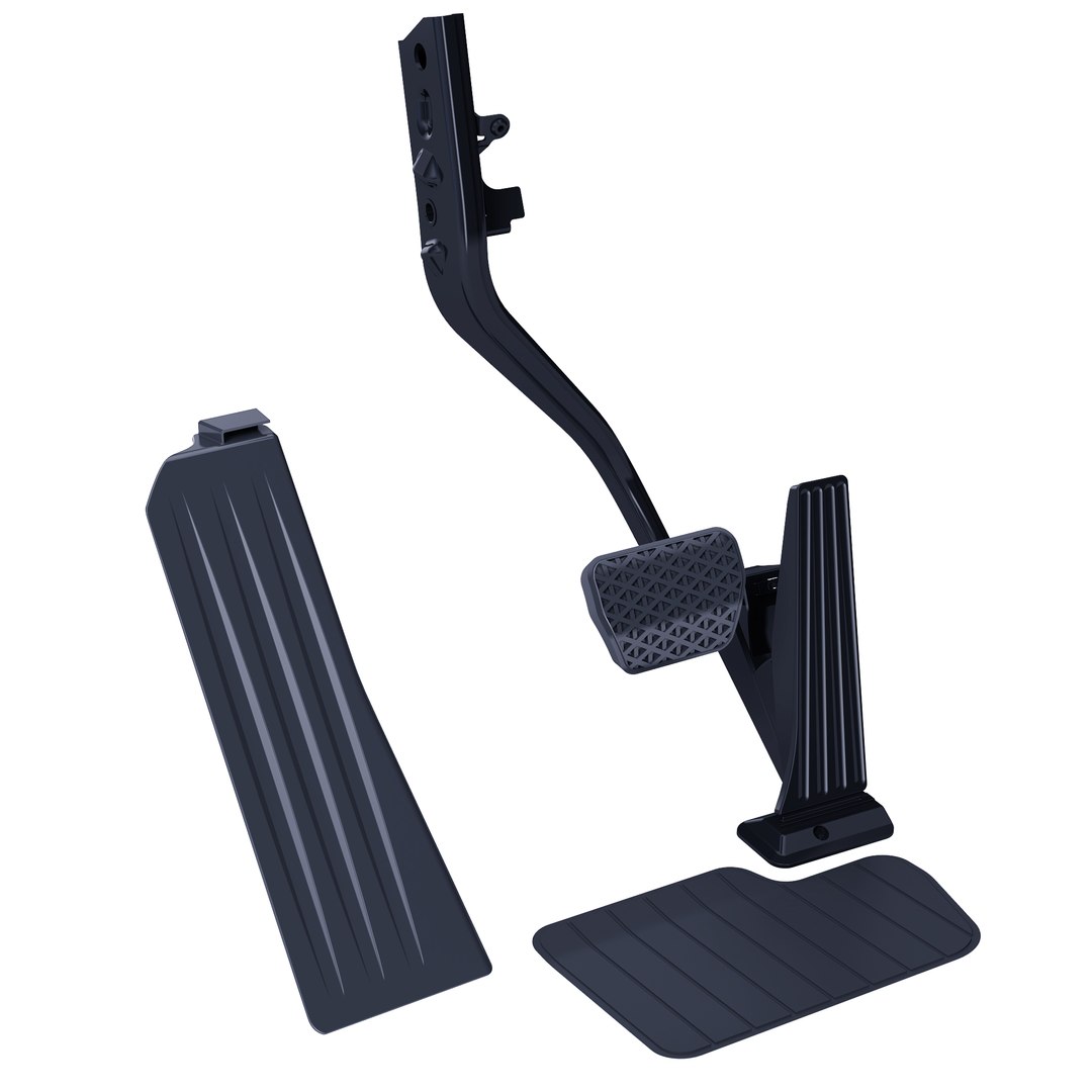3ds Max Pedals Brake Accelerator