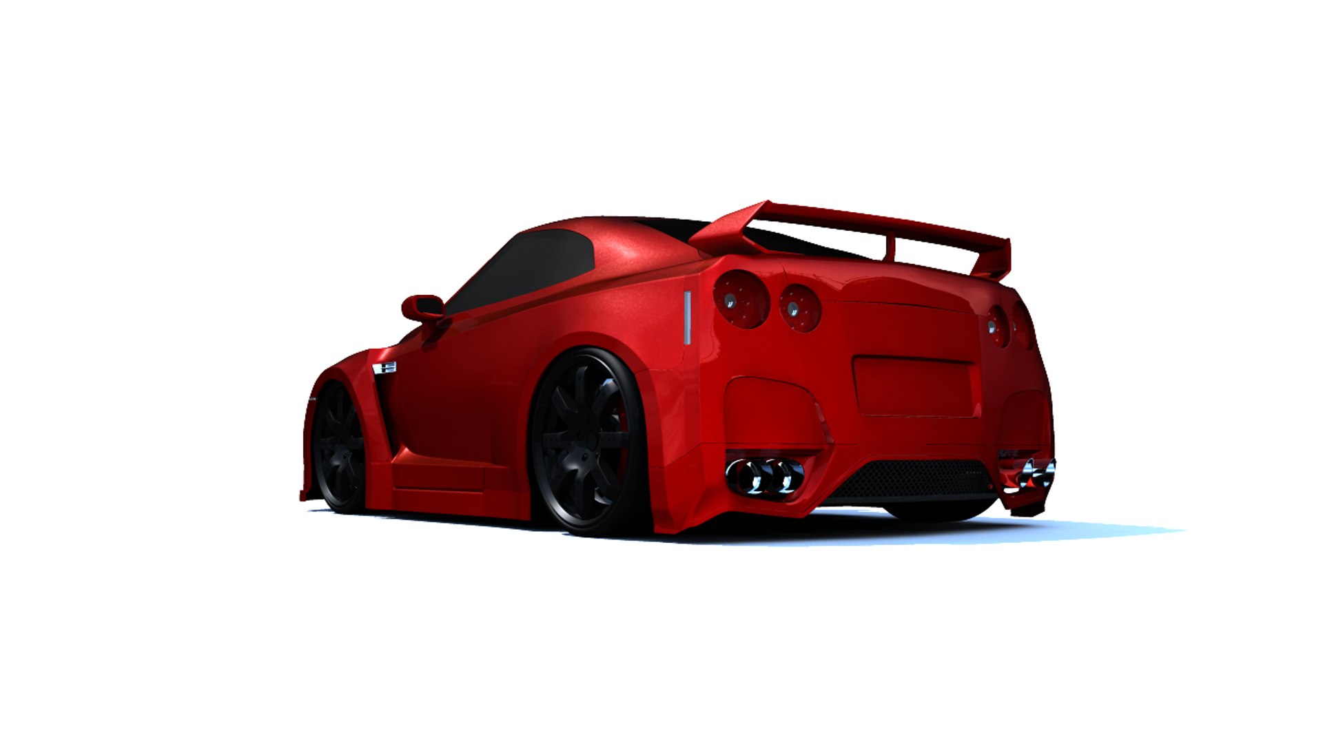 3d Model Stylized Gtr R35