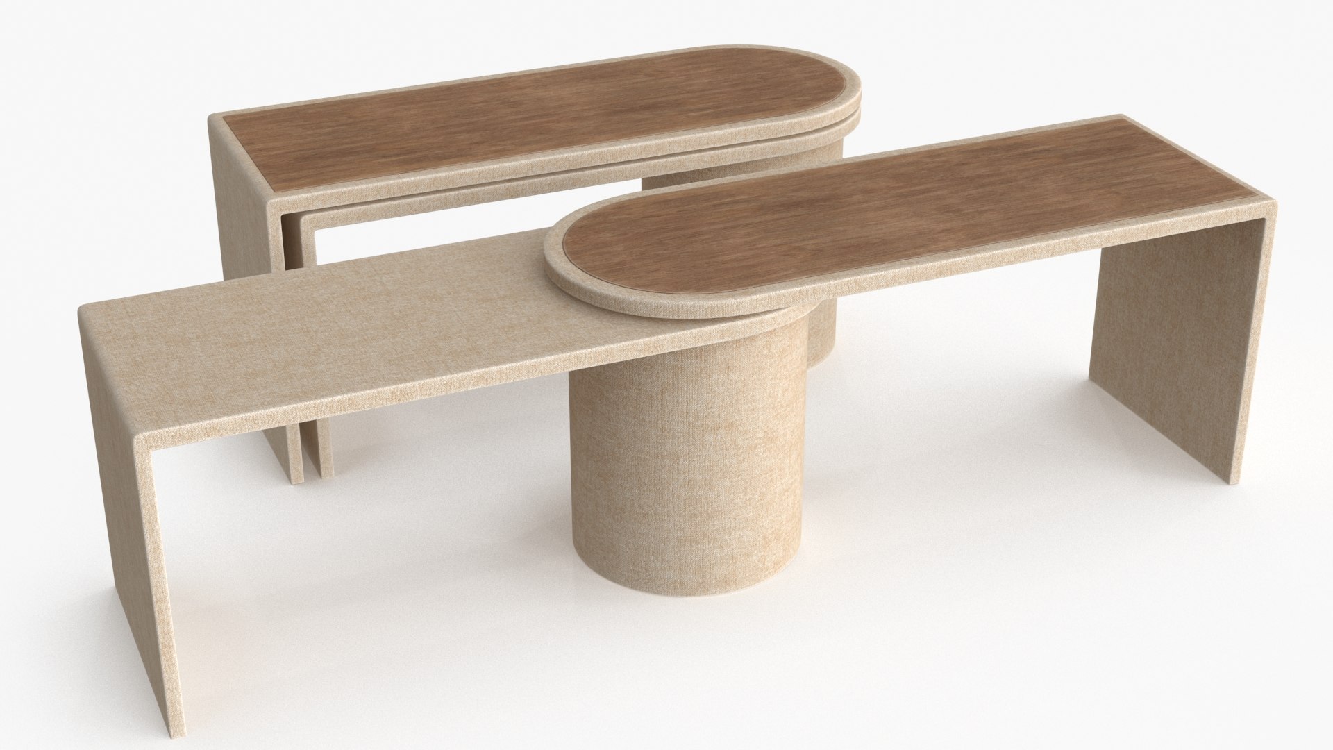 Twist Rotating Desk 3D Model - TurboSquid 2253903