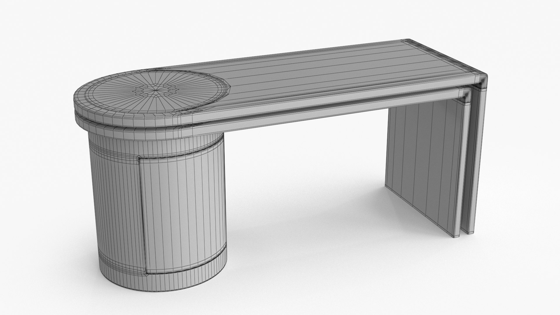 Twist Rotating Desk 3D Model - TurboSquid 2253903