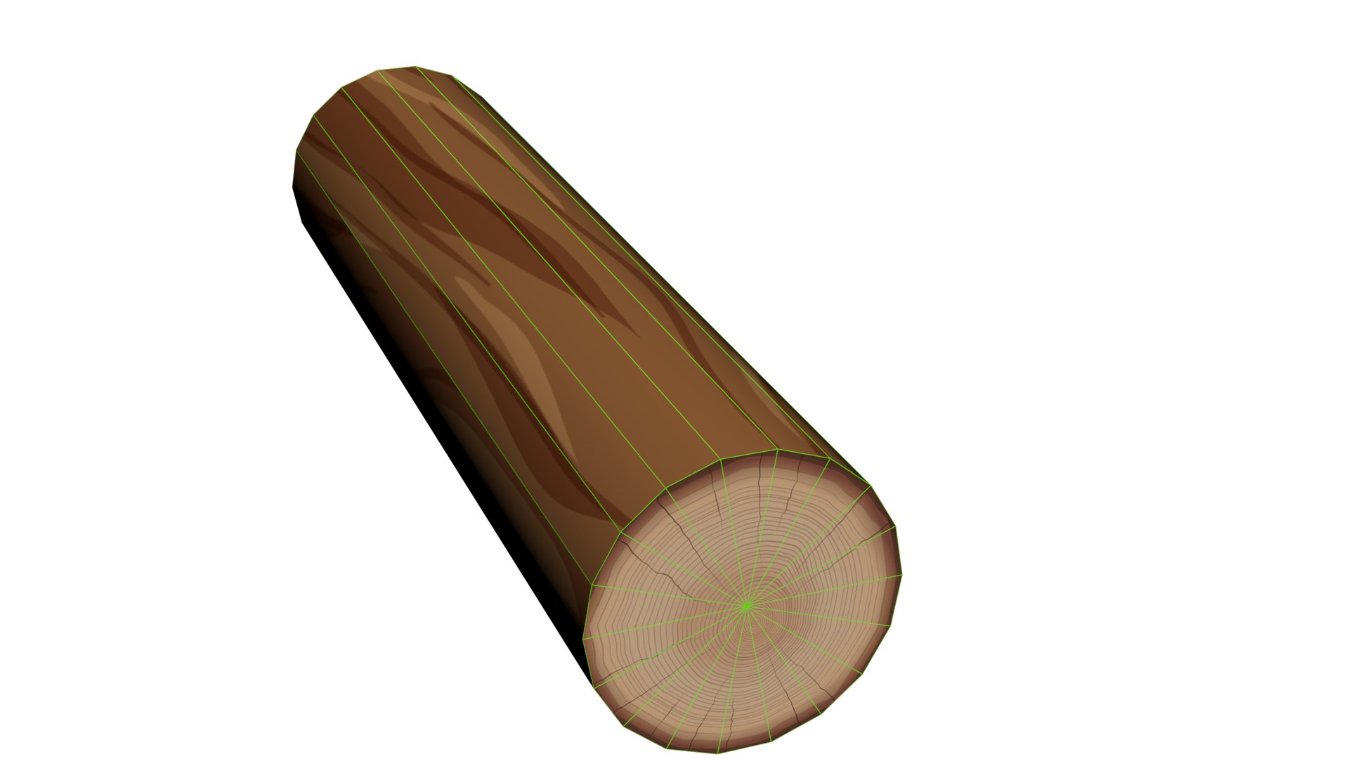 3D Wood Log Cartoon - TurboSquid 2415503